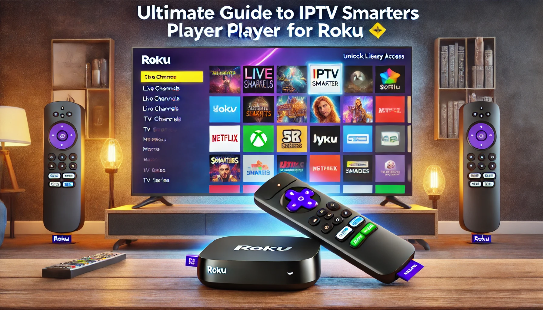 IPTV Smarter Player Guide Ultime pour Roku : Étapes Faciles 🚀