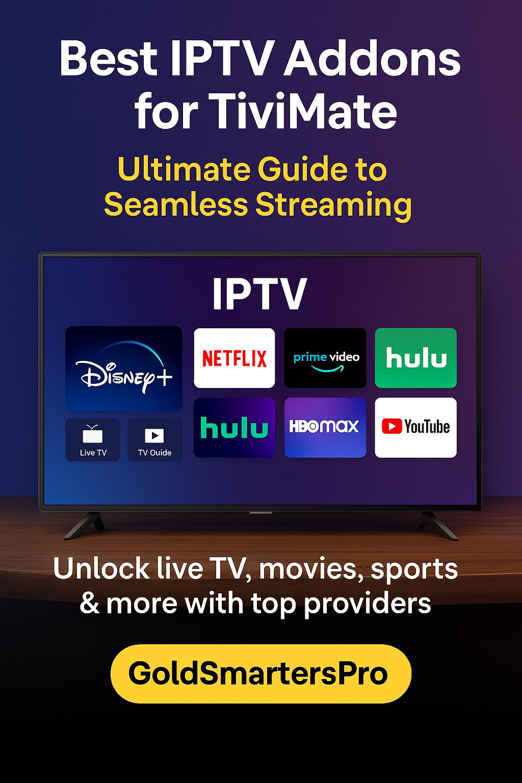 4 Best IPTV Addons for TiviMate: Top Services for Streaming